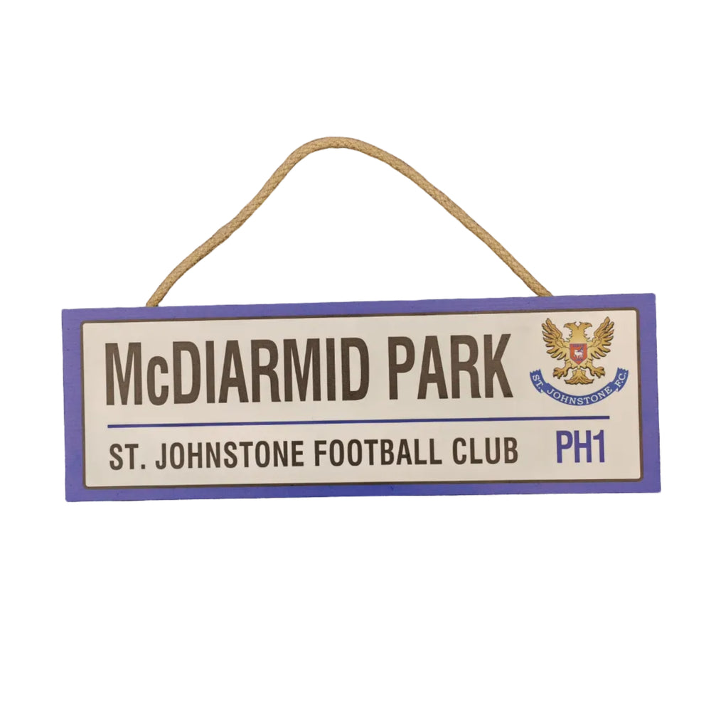 Wooden Hanging Street Sign - Saints Retail