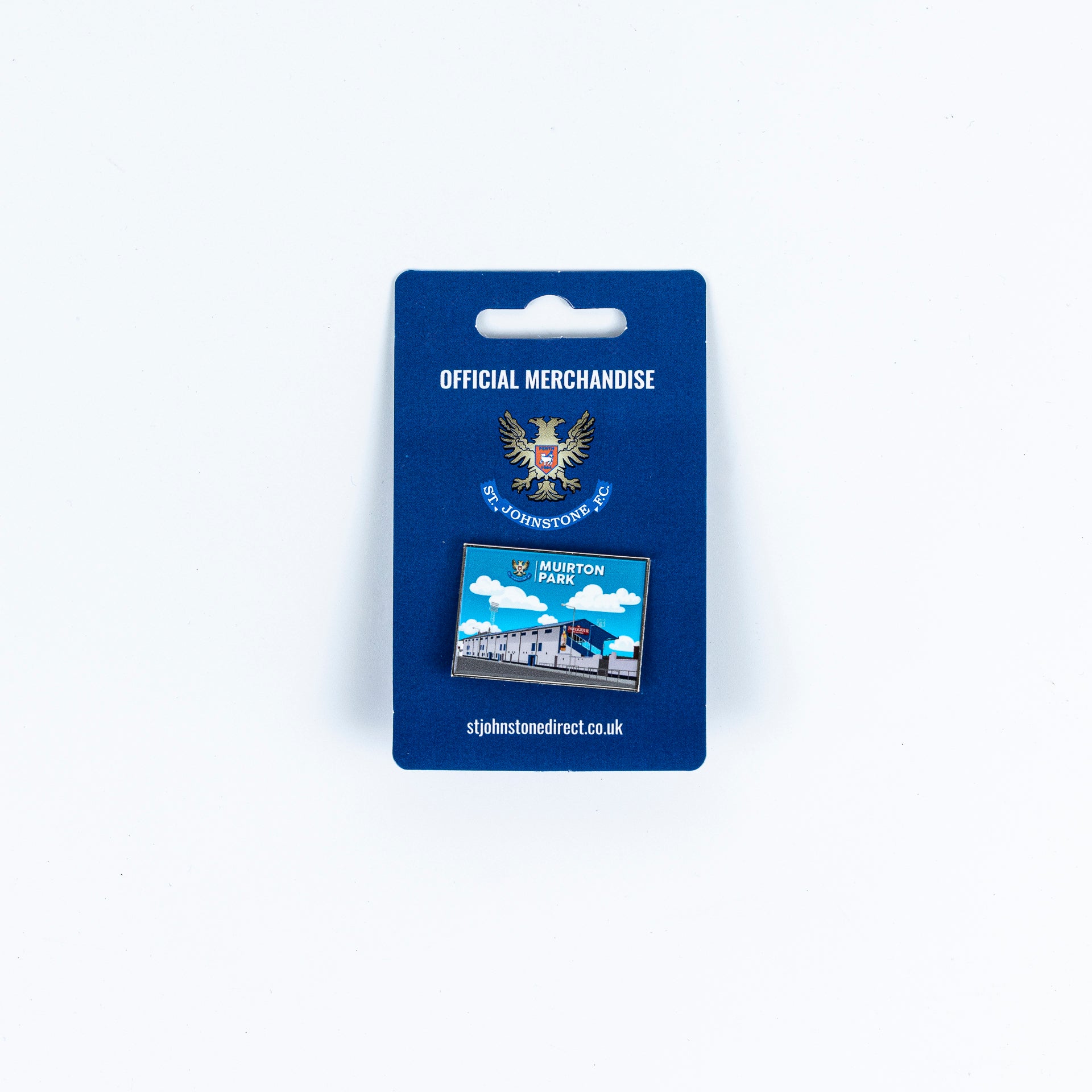 SJFC Muirton Park Pin Badge - Saints Retail